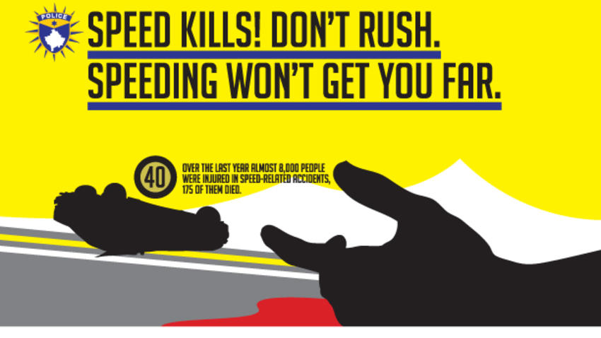Traffic safety campaign speed limit leaflet | OSCE Mission in Kosovo